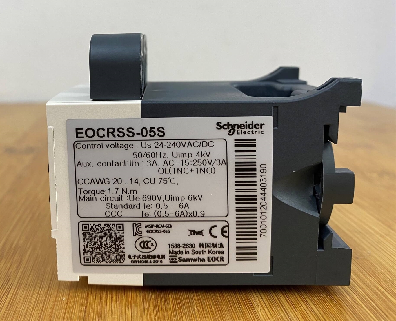EOCRSS-05S Schneider - Rơ le bảo vệ dòng điện 0.5…6A
